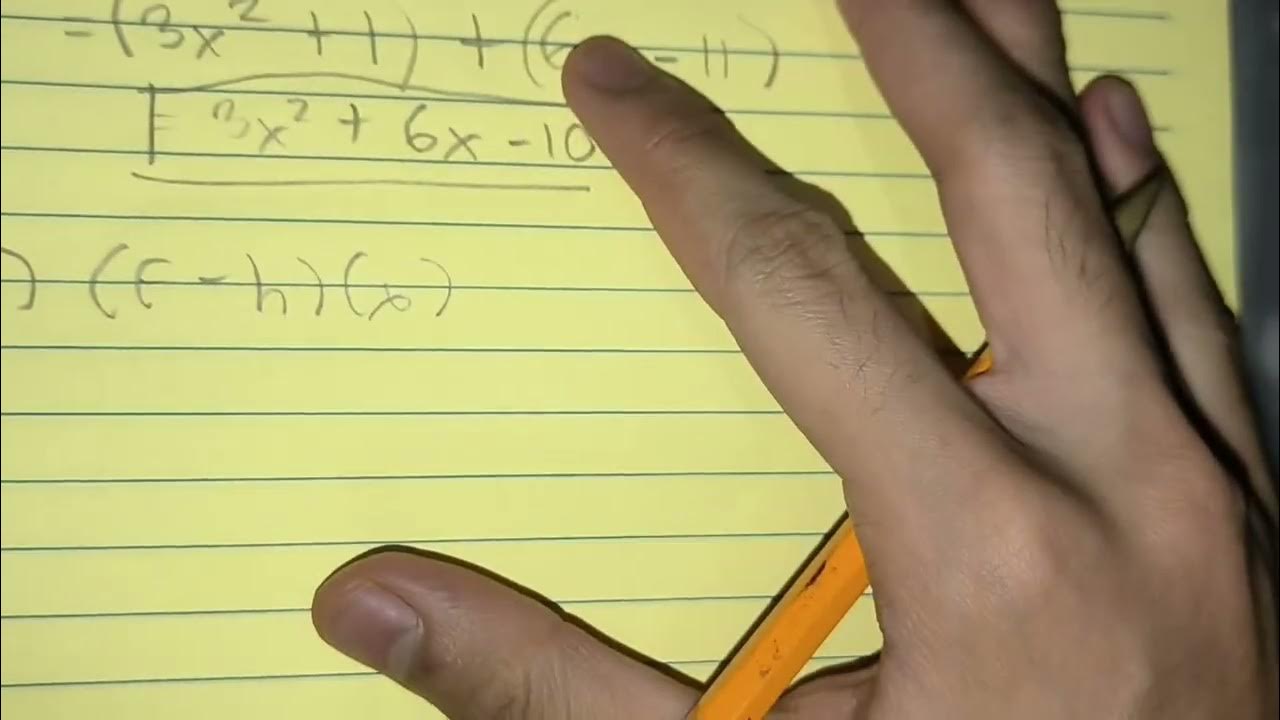 Operation on function ( Addition and Substraction) - YouTube