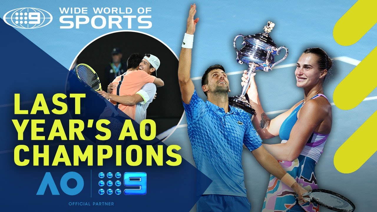 Re-live their crowning glory - 2023 Australian Open | Wide World of ...