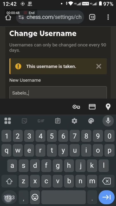 How to change chess.com username? #chess - YouTube