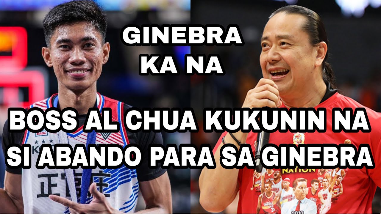BOSS AL CHUA KUKUNIN NA SI ABANDO PARA SA GINEBRA - YouTube