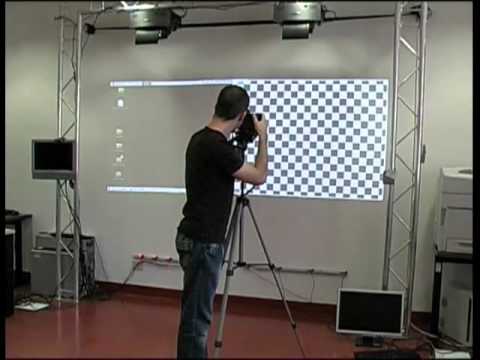 [UIST 2010] Interactive Calibration of a Multi-Projector Video-Wall - YouTube
