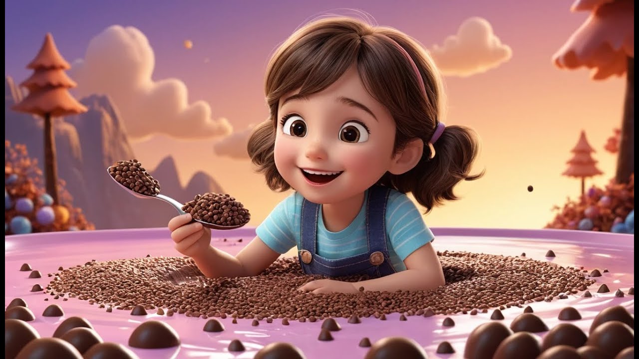 The Chocolate River and the Cookie Boat | Fun Nursery Rhyme for Kids ...