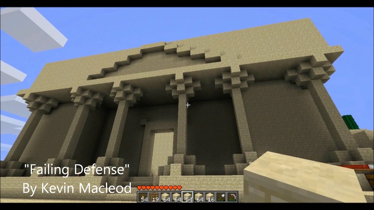 Minecraft- Epic Architecture (Al-Kazneh, The Treasury Building) - YouTube