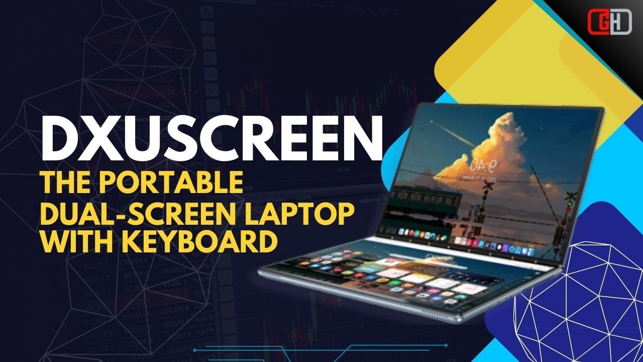 Dxuscreen, The Portable Dual-screen Laptop with Keyboard - YouTube