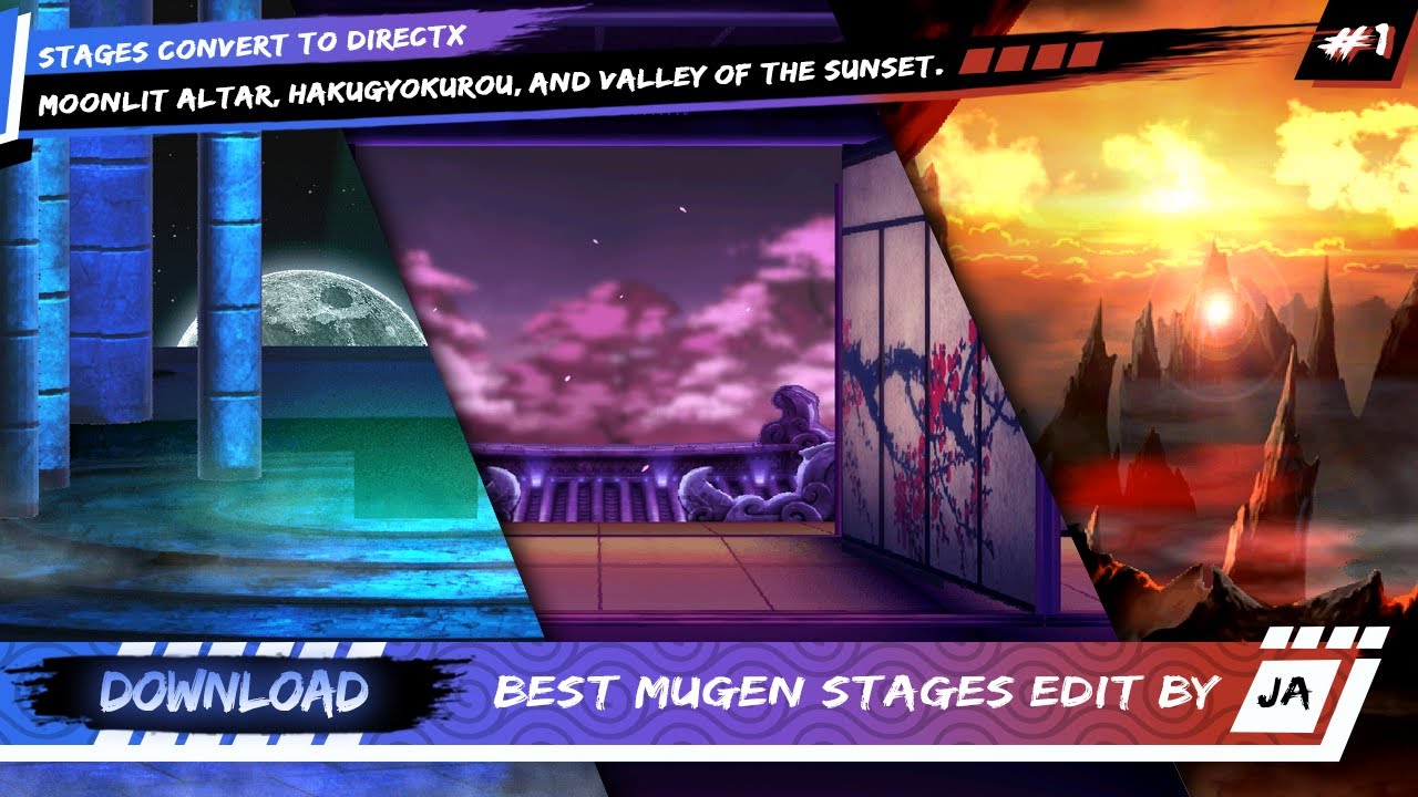 Best Stage Packs #1 Release [MUGEN STAGE] - YouTube