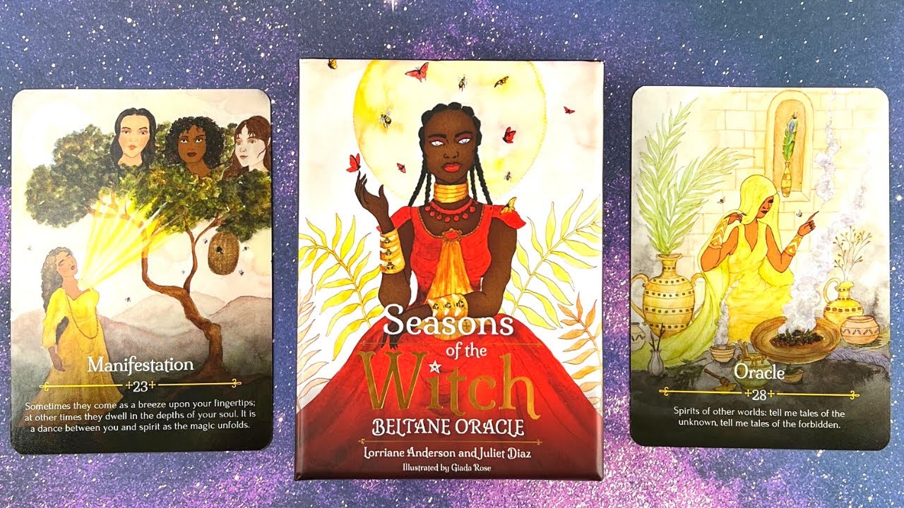 Seasons of the Witch | Beltane Oracle Cards | 44 gilded-edge cards ...