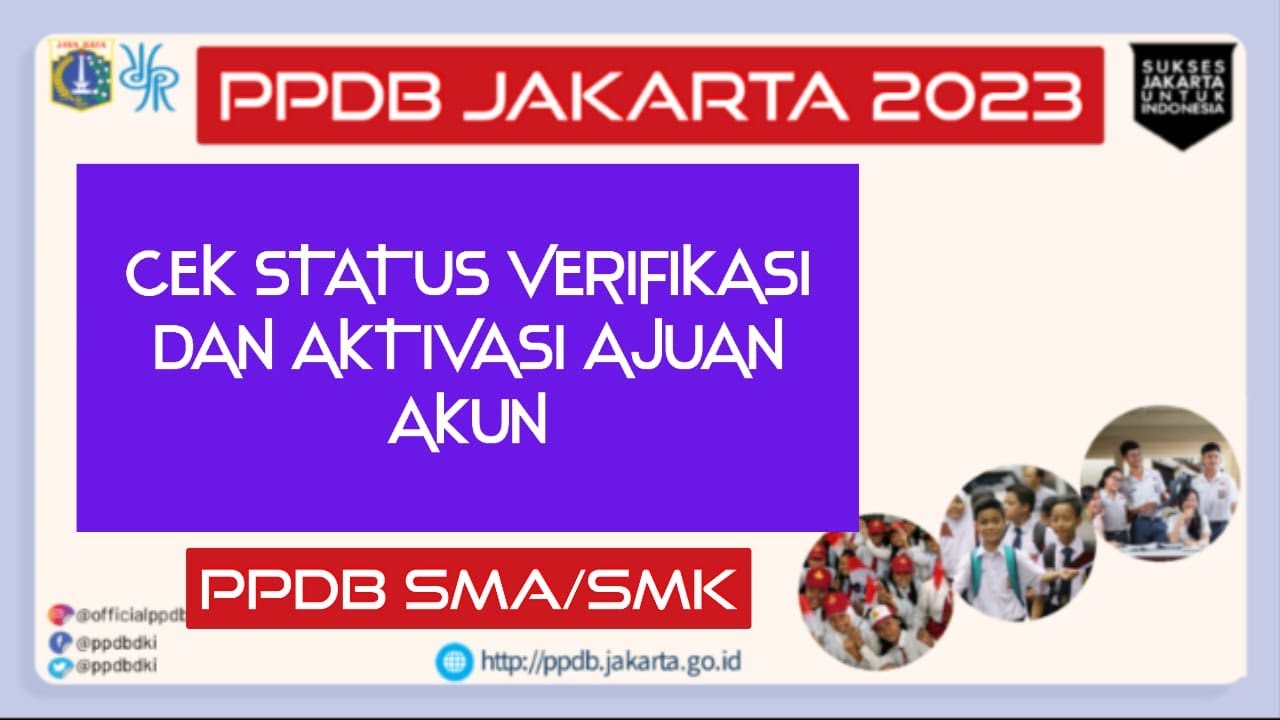 CARA CEK STATUS VERIFIKASI DAN LANGSUNG AKTIVASI AJUAN AKUN SMA-SMK ...