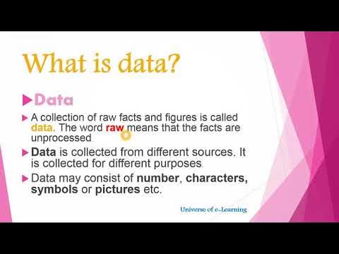 Data, What is data, Definition of data, examples of data,what kind of ...