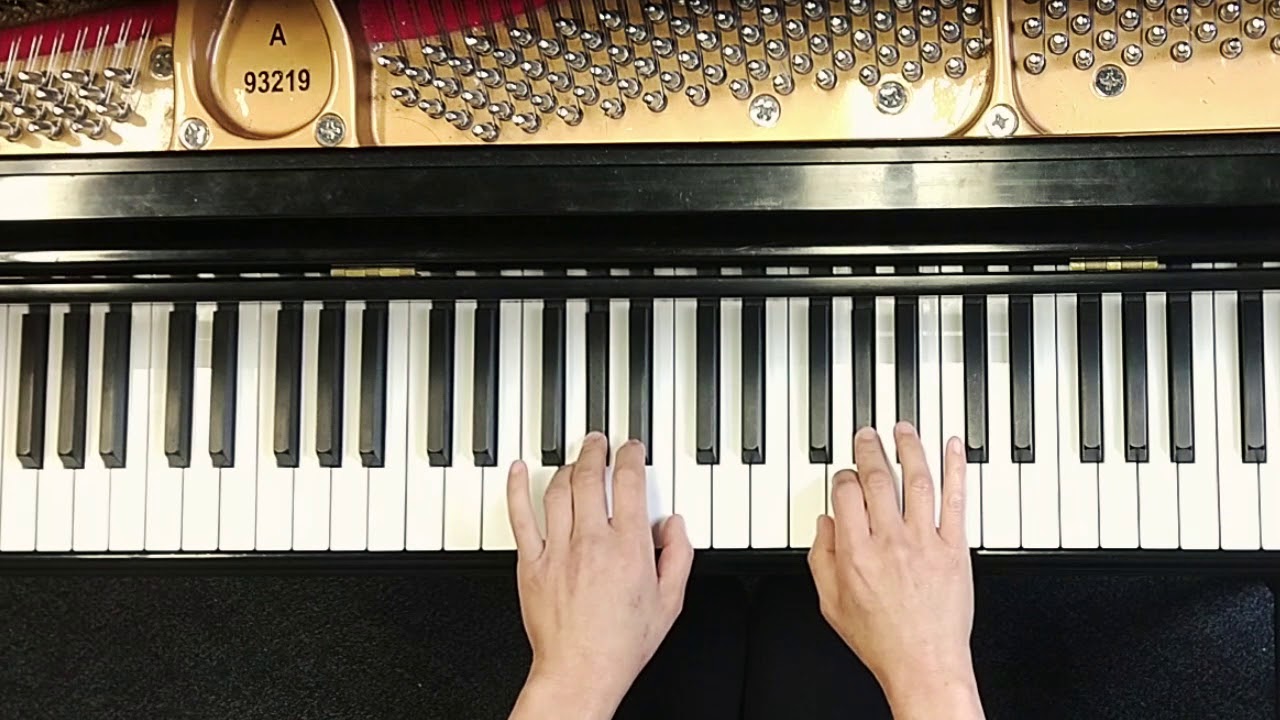 5-Finger Pattern and Triads in F Major and Minor - YouTube