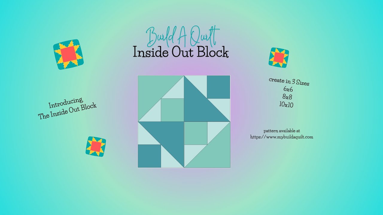 How To Create - Build A Quilt Inside Out Block - YouTube