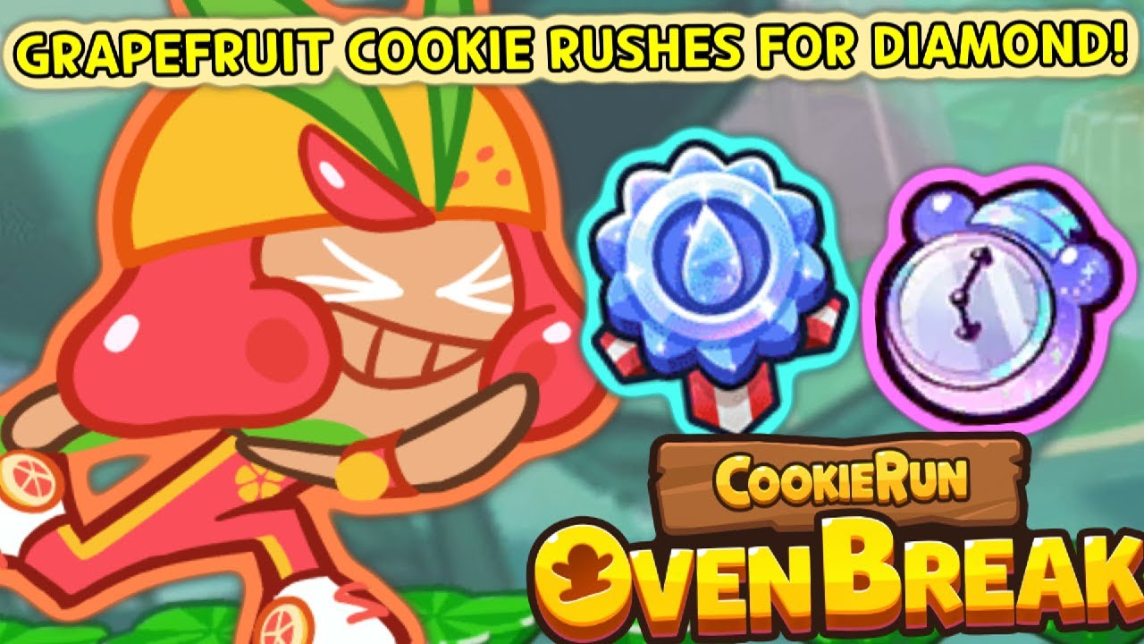GRAPEFRUIT COOKIE IS 2 FAST 4 U! - DIAMOND RANK TIME ATTACK! (Cookie ...