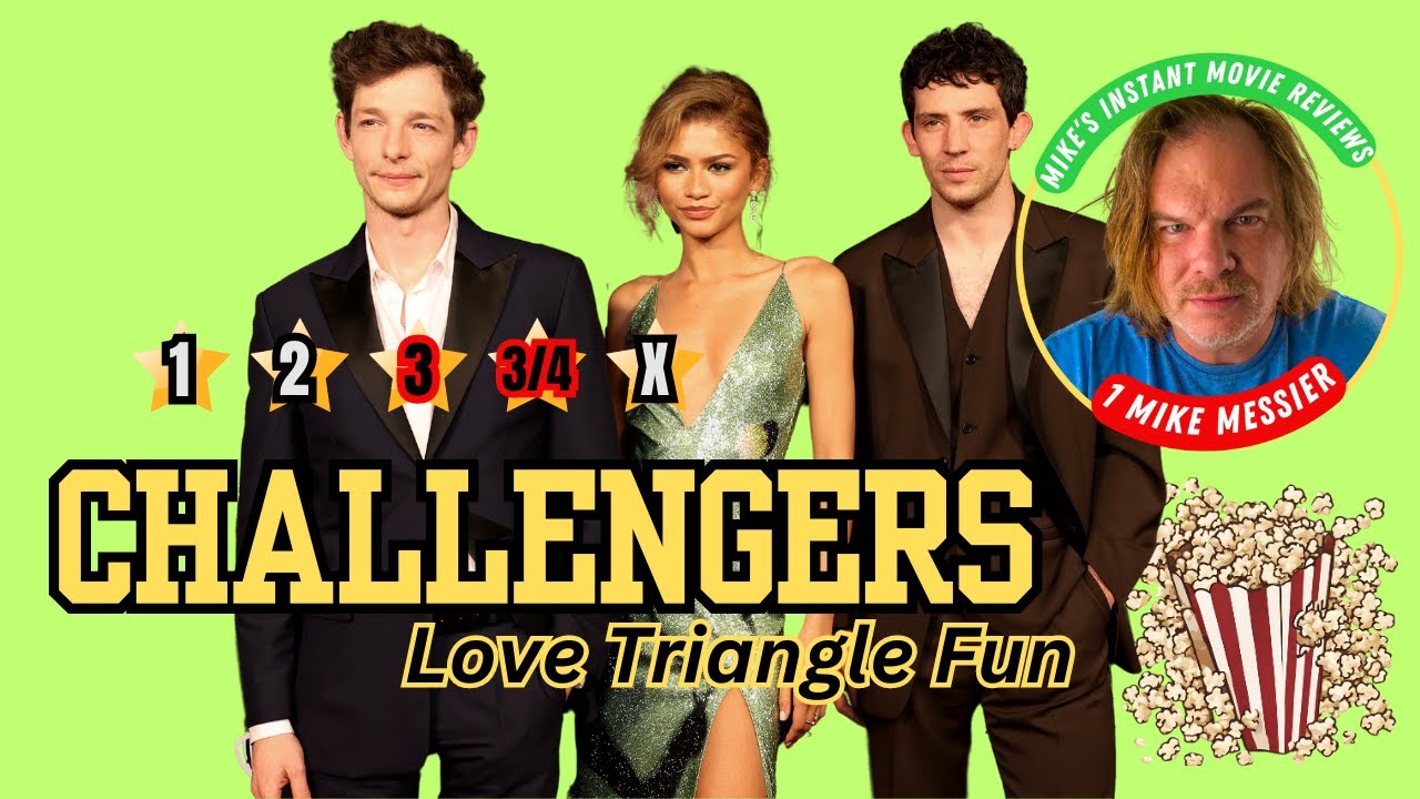 #challengers CHALLENGERS MOVIE REVIEW Zendaya Love Triangle Fun - YouTube