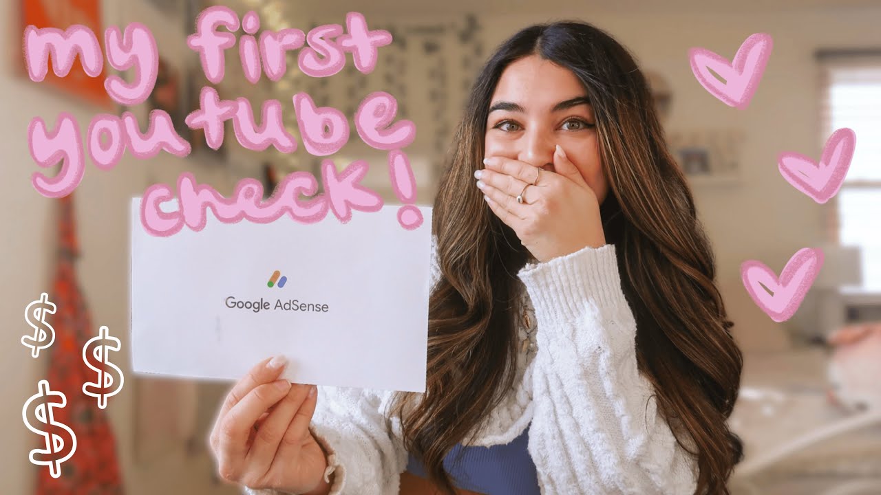 i got my first youtube paycheck!!!!! - YouTube