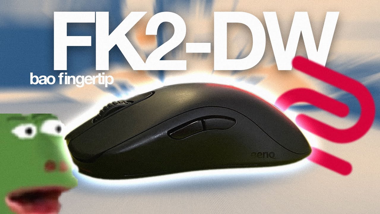 CHUỘT FINGERTIP CỦA ZOWIE?! (3950 UPDATE!!!) - Review ZOWIE FK2-DW - YouTube
