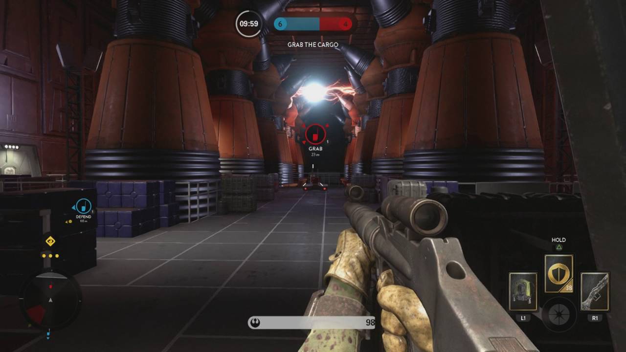 Star Wars Battlefront - Cargo - Endor Imperial Station 2 - PS4 Gameplay ...