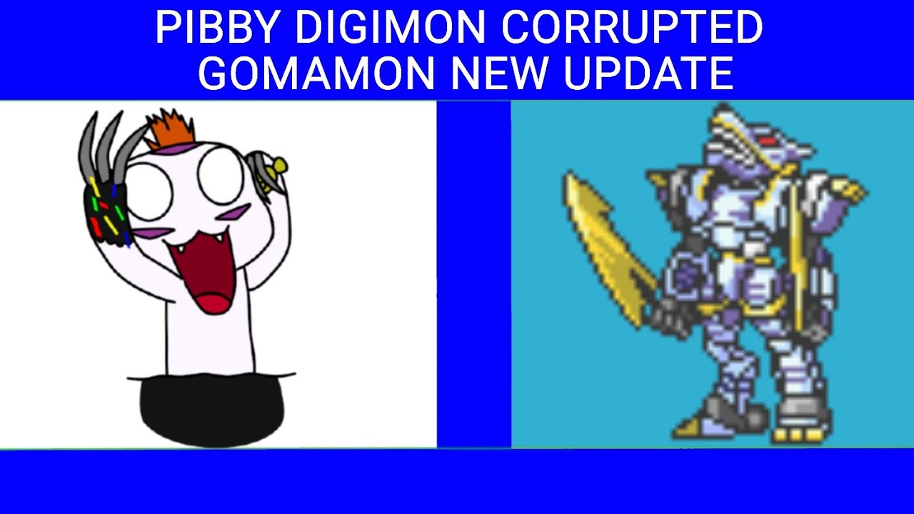 FNF Pibby Digimon Corrupted Gomamon (April Fool's New Update) Mod ...