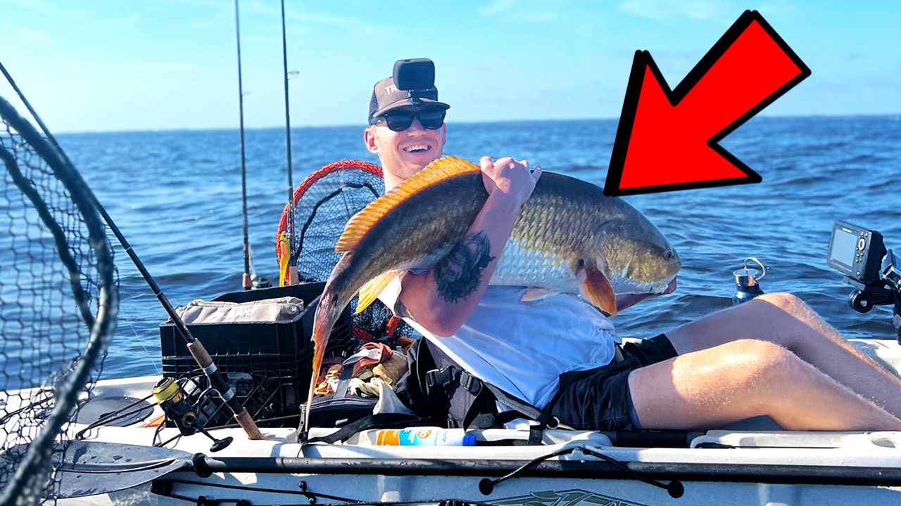 NC Post Tropical Storm and Hurricane Fishing for TROPHY Redfish - YouTube