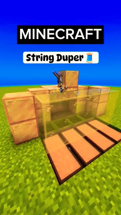 MINECRAFT NEW STRING DUPER#minecraft#minecraftshorts #viralshort#viral# ...