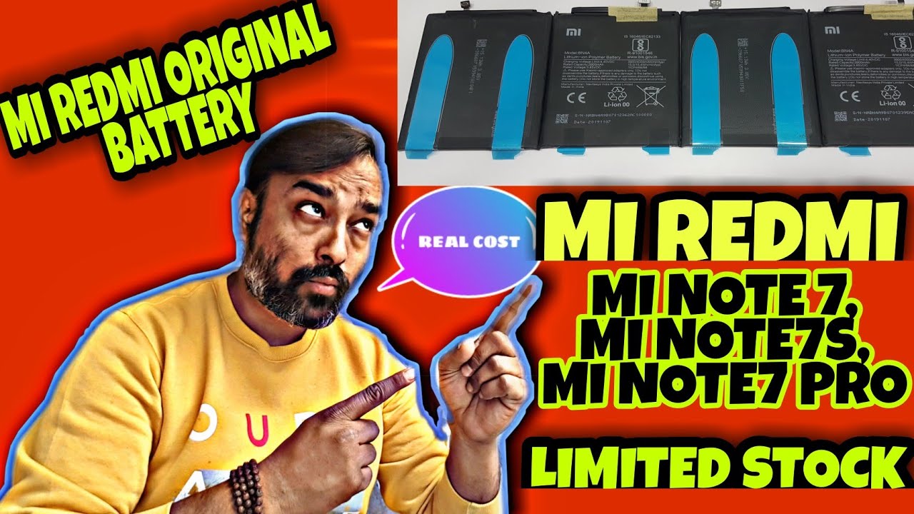 mi redmi note 7,7s,7pro original battery | bn4a battery | best selling ...