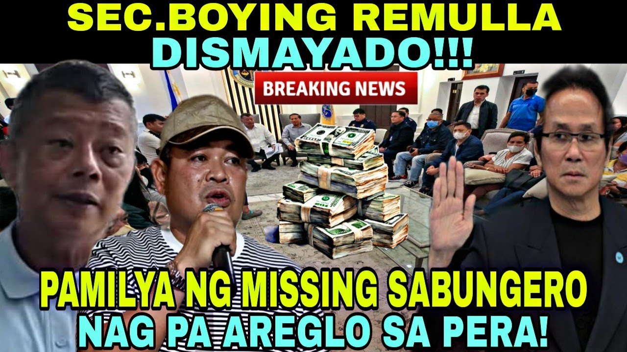 MISSING SABUNGERAO CASE UPDATE/ ILANG PAMILYA NG MISSING SABUNGERO ...