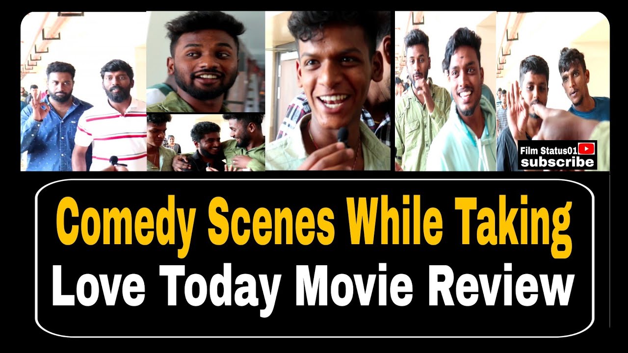 comedy scene while taking love today movie review || Love Today movie ...