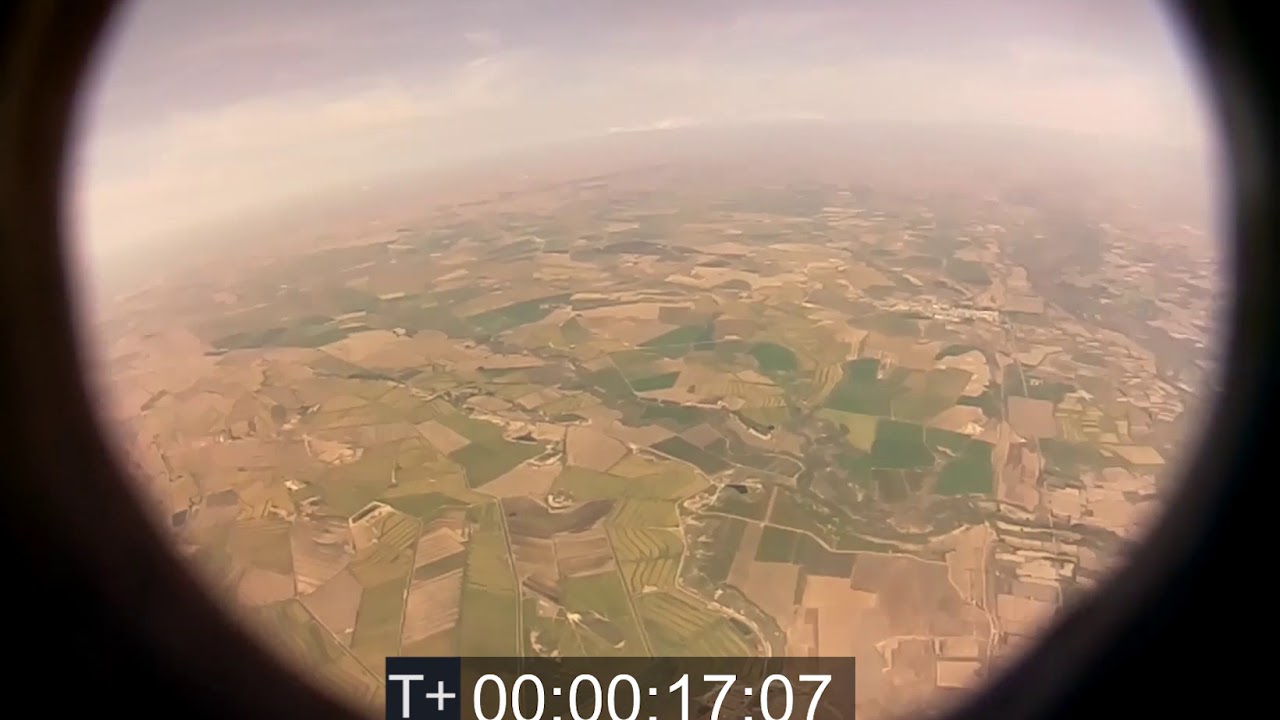 CanSat launch at a 1.5-km altitude - Onboard camera footage by Cosmic ...