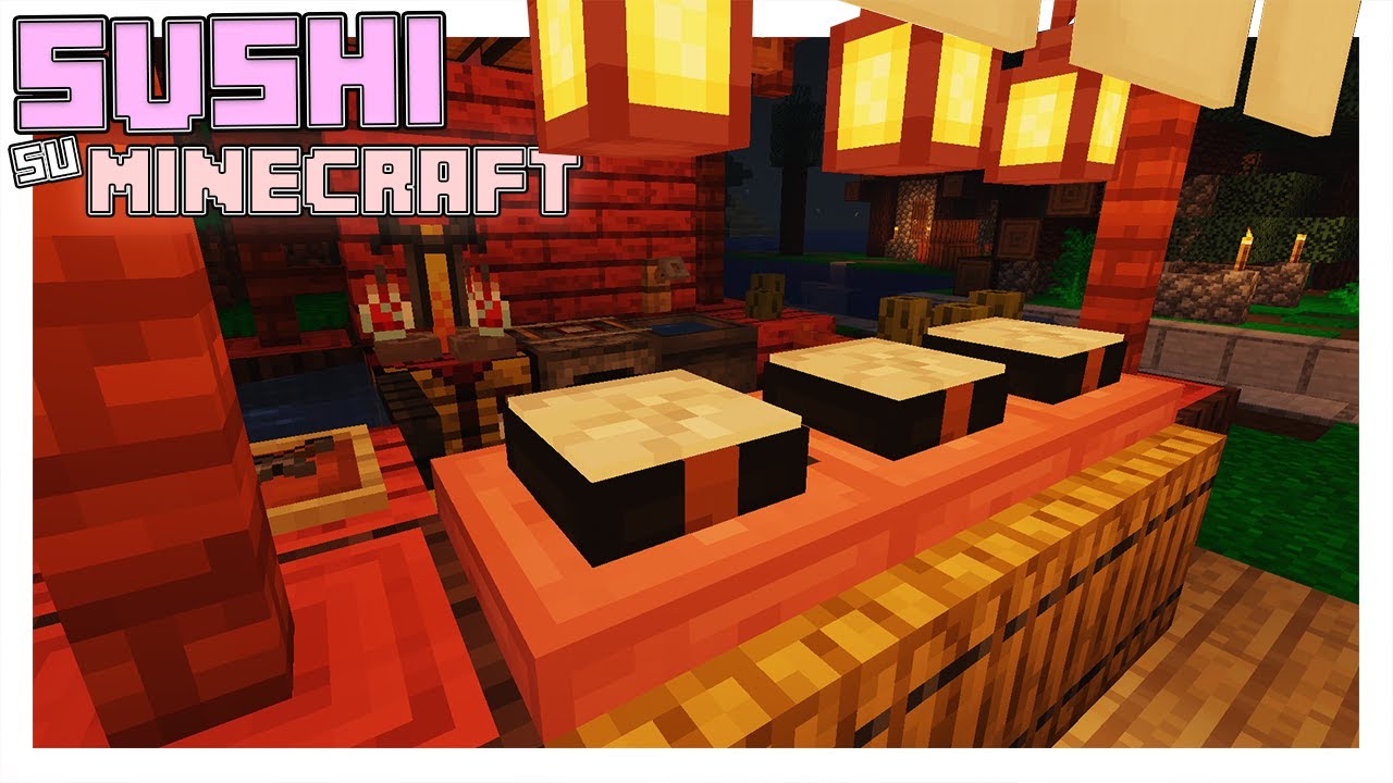 COME CREARE IL SUSHI SU MINECRAFT! 🍣 - Minecraft #7 - YouTube