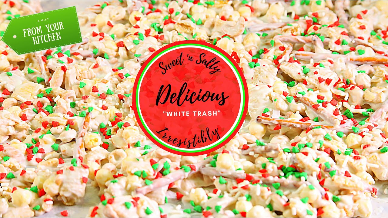 White Trash | White Chocolate Coated Snack Mix - YouTube
