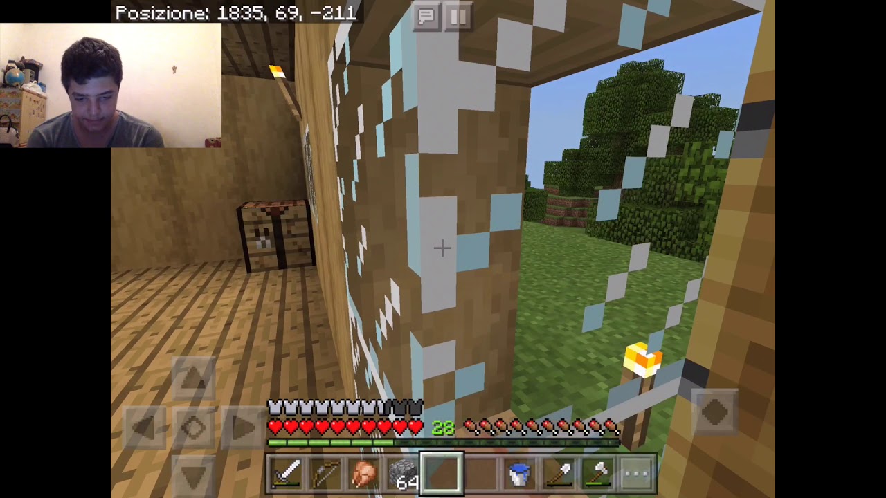 minecraft ita - orto + recinto animali #7 - YouTube