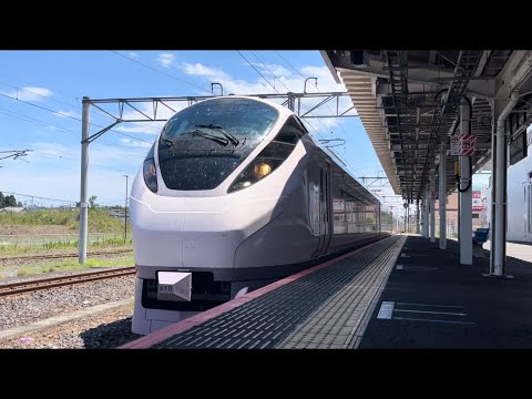 E657系 K10編成 特急 入線シーン@石岡駅 - YouTube