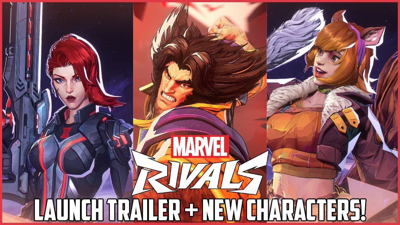 Marvel Rivals Launch Trailer With SIX New Characters! - YouTube