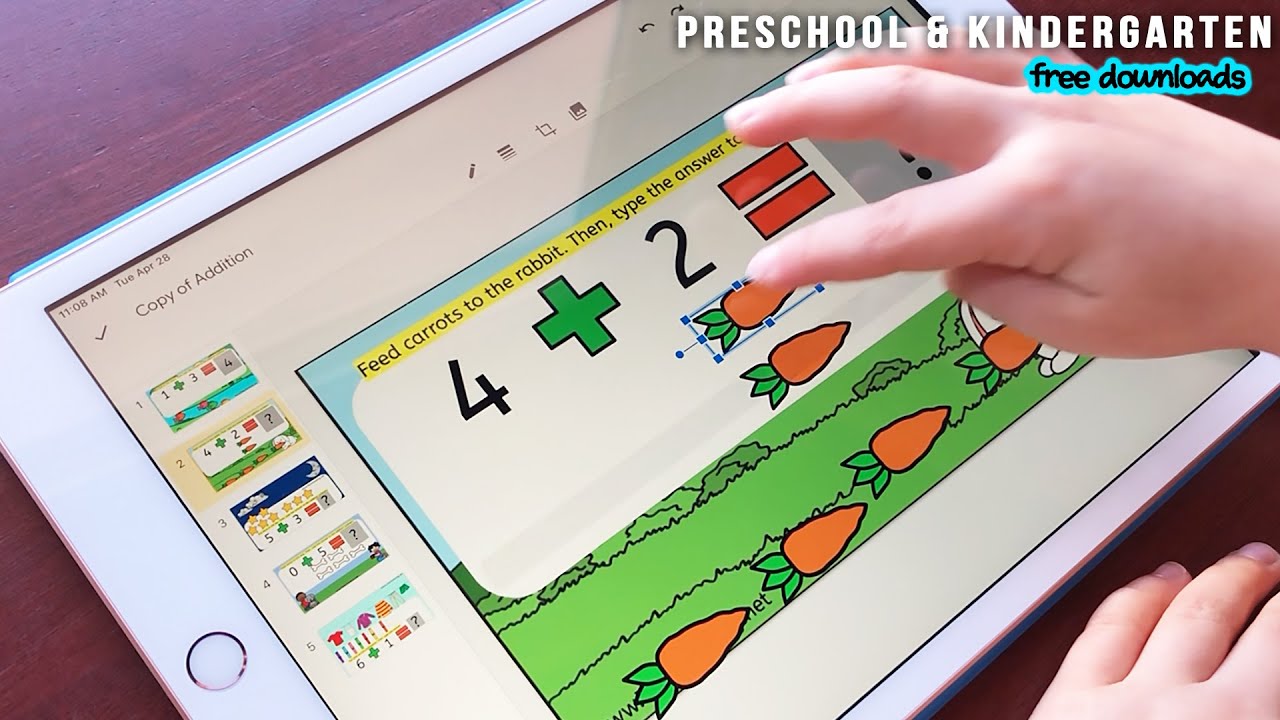ADDITION - Learn to Add Google Slides Activities (Free Download) - YouTube