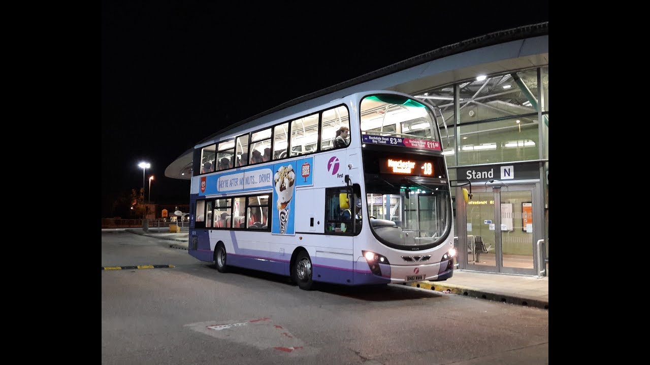 First Manchester Volvo Wright Eclipse Gemini 2 B5LH 39218 BN61MWW - YouTube