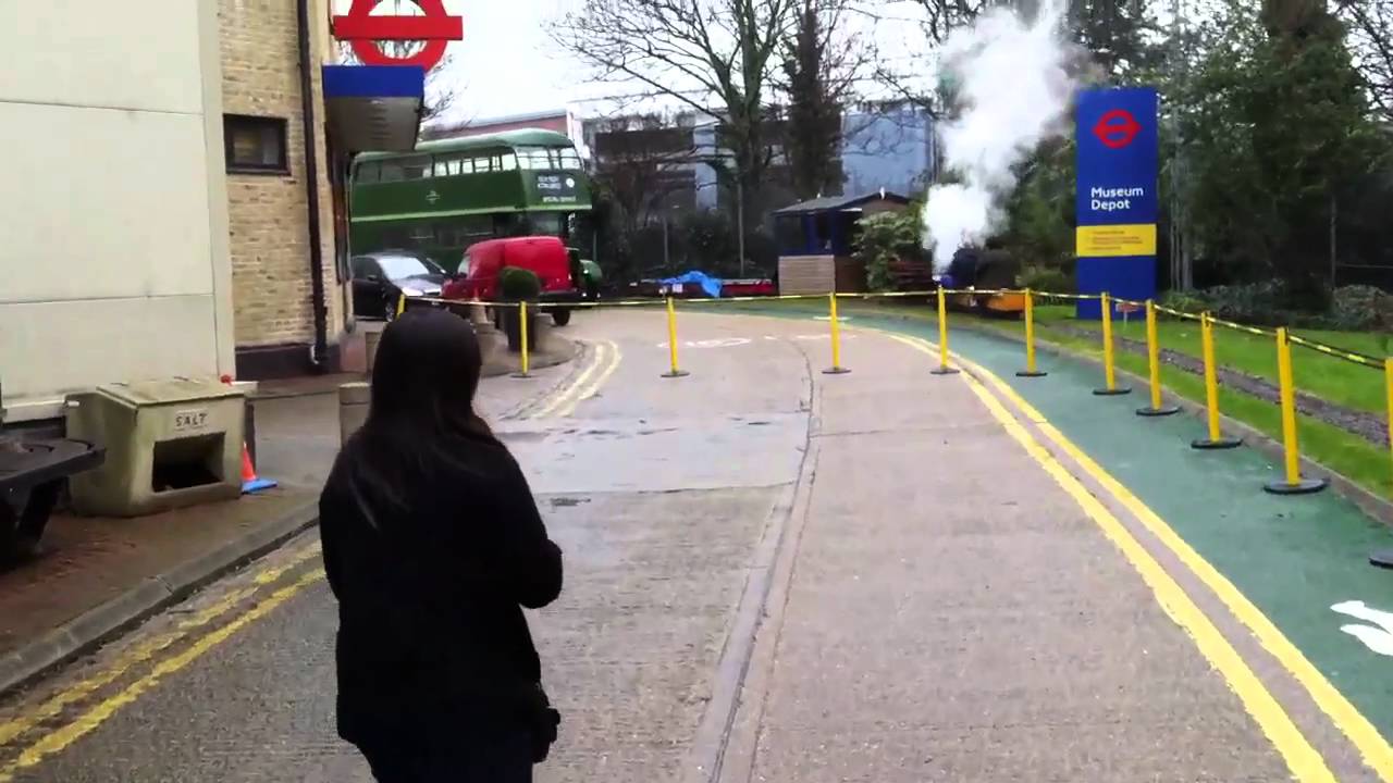 Mini Train at the TFL Museum Depot - YouTube
