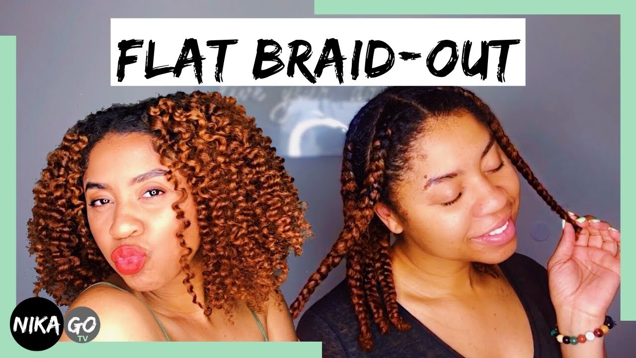 IS THIS A THING?| Flat Braid-Out on 4a hair - YouTube