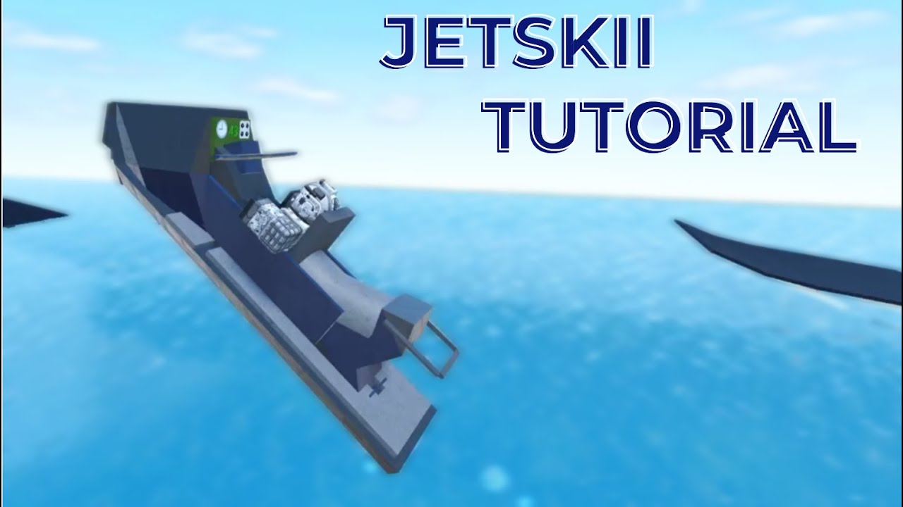 Plane crazy Jet ski tutorial - YouTube