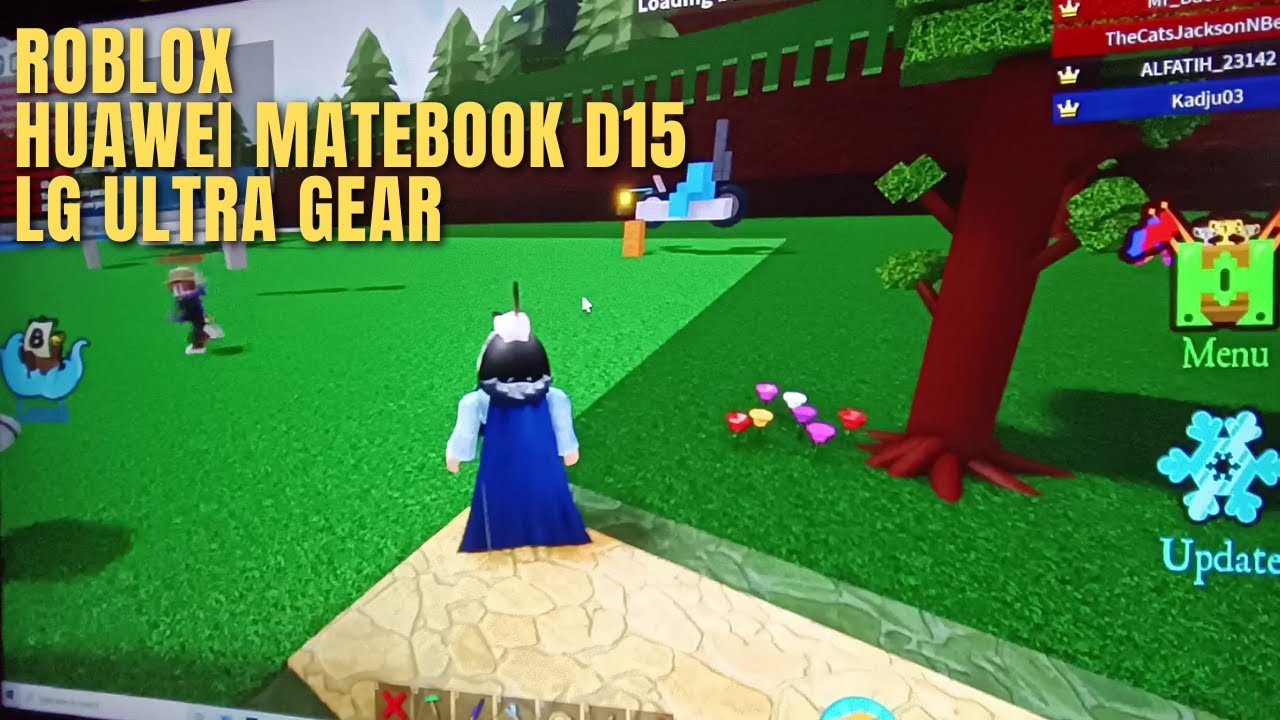 ROBLOX BUILD A BOAT - HUAWEI MATEBOOK D15 2021 AND LG ULTRAGEAR - YouTube