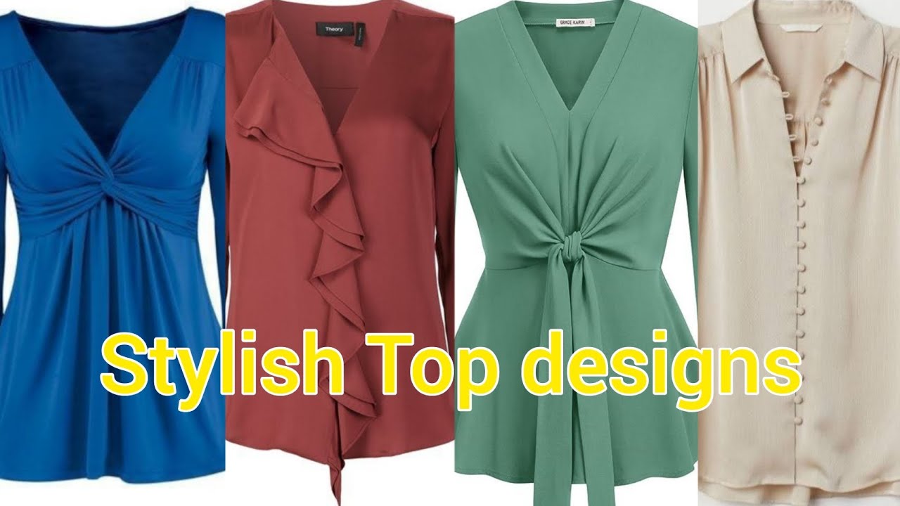 new trendy top design for girls || Stylish top college wear design 2026 ...
