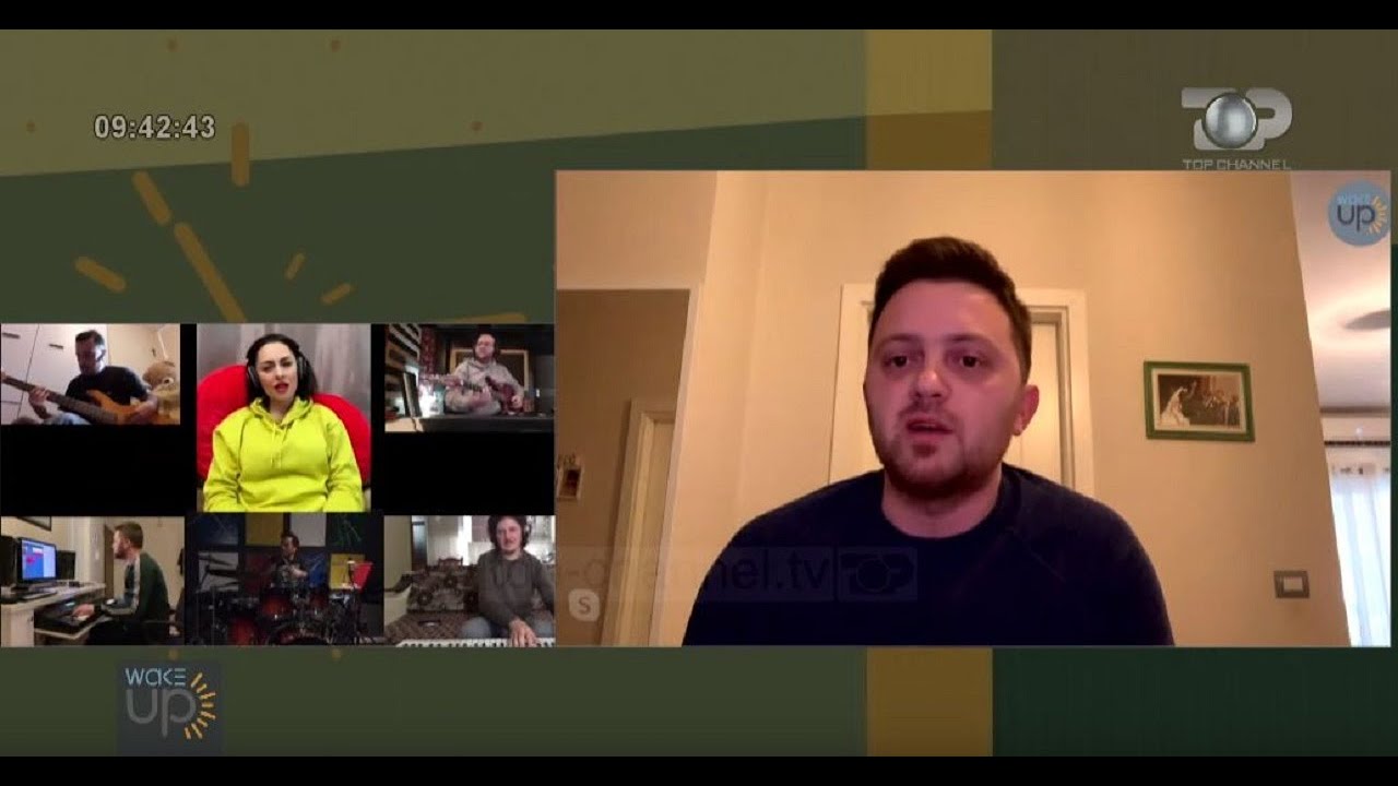 Wake Up/ Mario Deda koncert me orkestër nga shtëpia, me Enedën, Anjezën ...