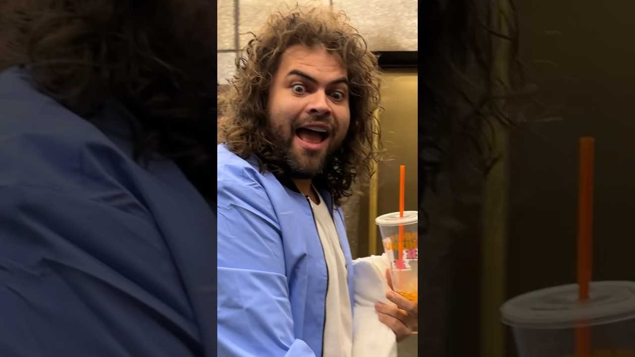 Dustin Ybarra is hilarious and true to form arriving at NBC studios! # ...