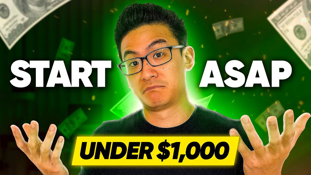 Top 4 Businesses YOU Can Start ASAP with less than $1,000! - YouTube