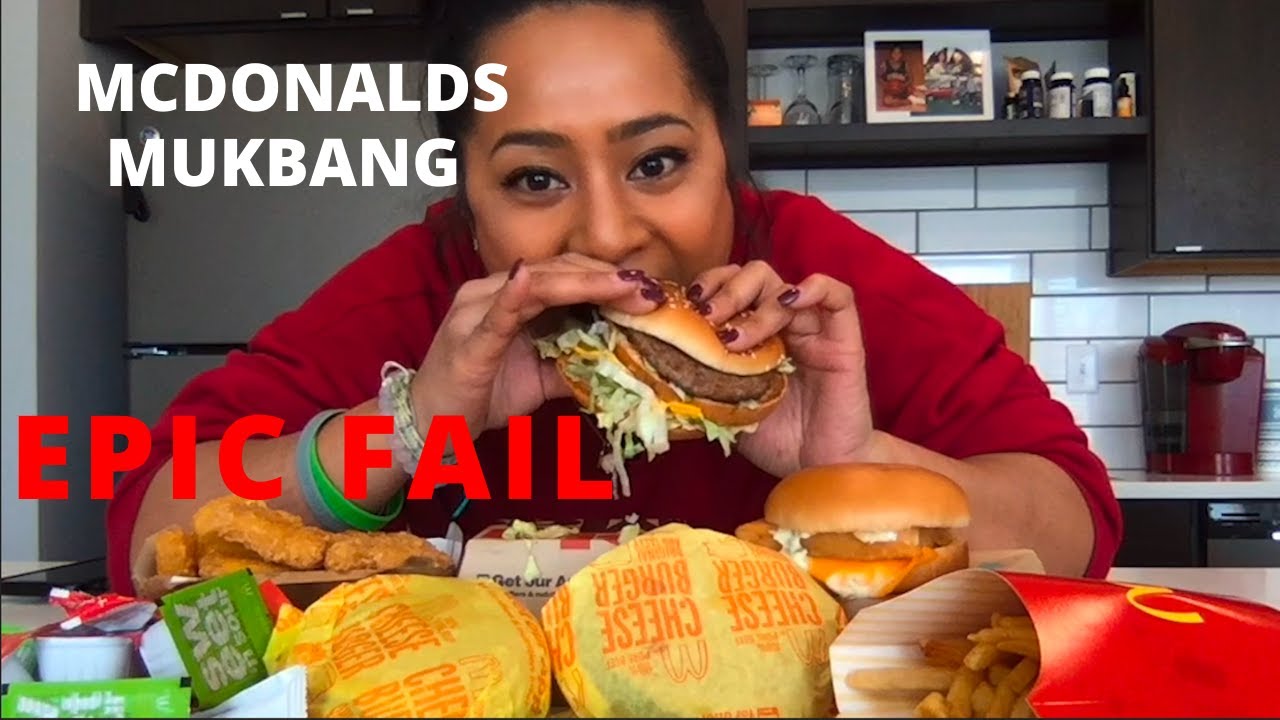 MCDONALDS MUKBANG I EPIC FAIL: Every New Mukbangers Nightmare When ...