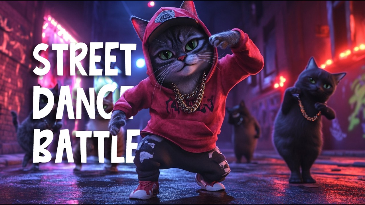 Epic Cat Street Dance Battle | Cool Hip-Hop Cats | Animated Music Video ...