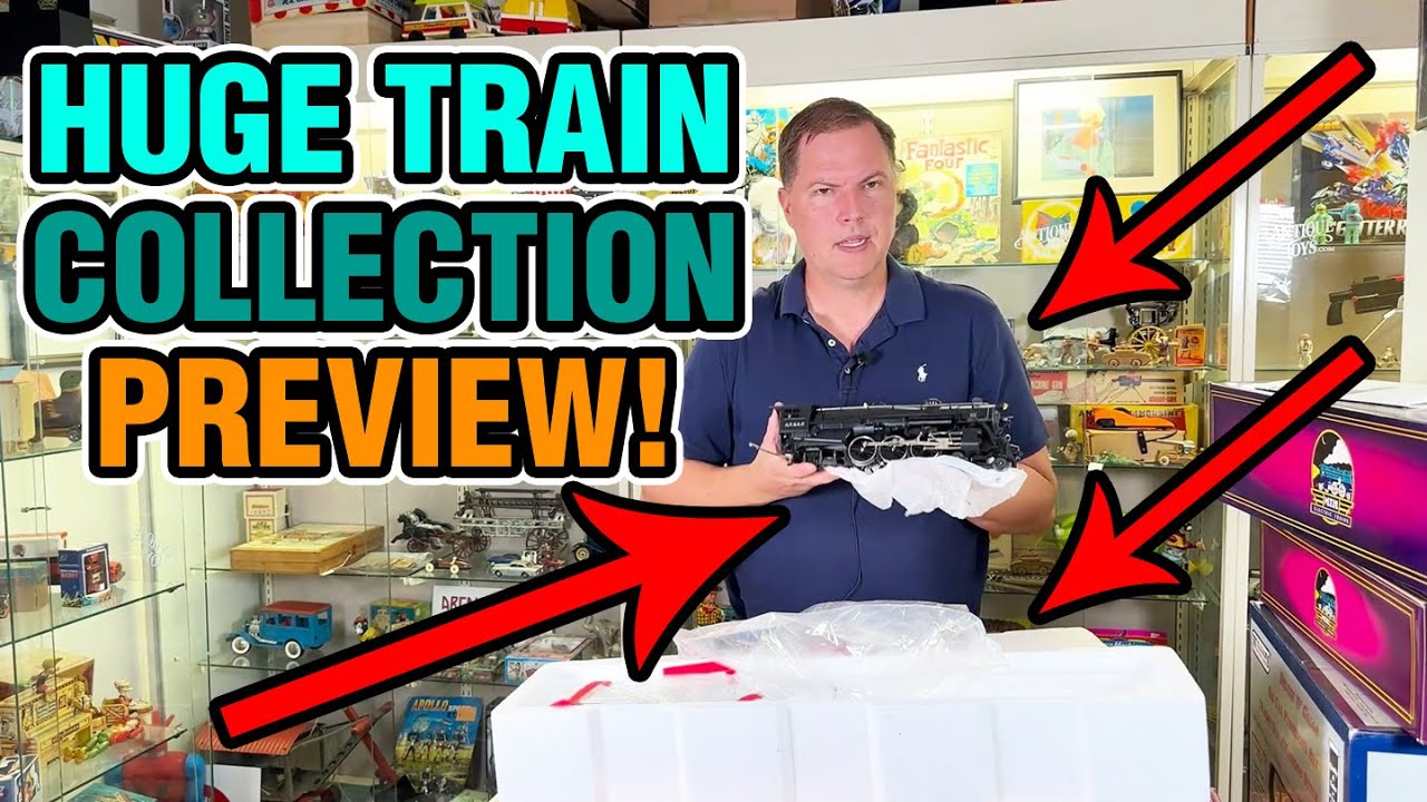 Lionel Huge Train Collection Overview Antique Toys - YouTube