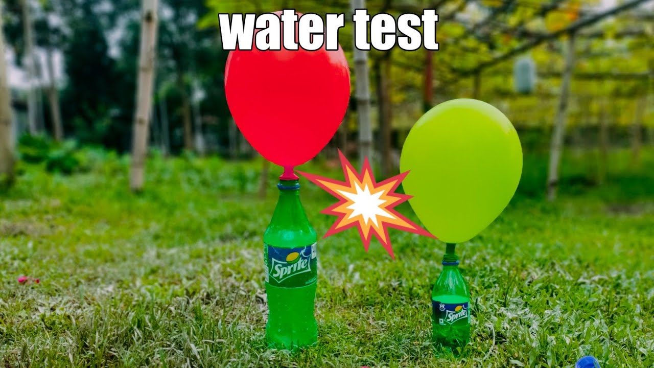 water test for balloon 🎈 - YouTube