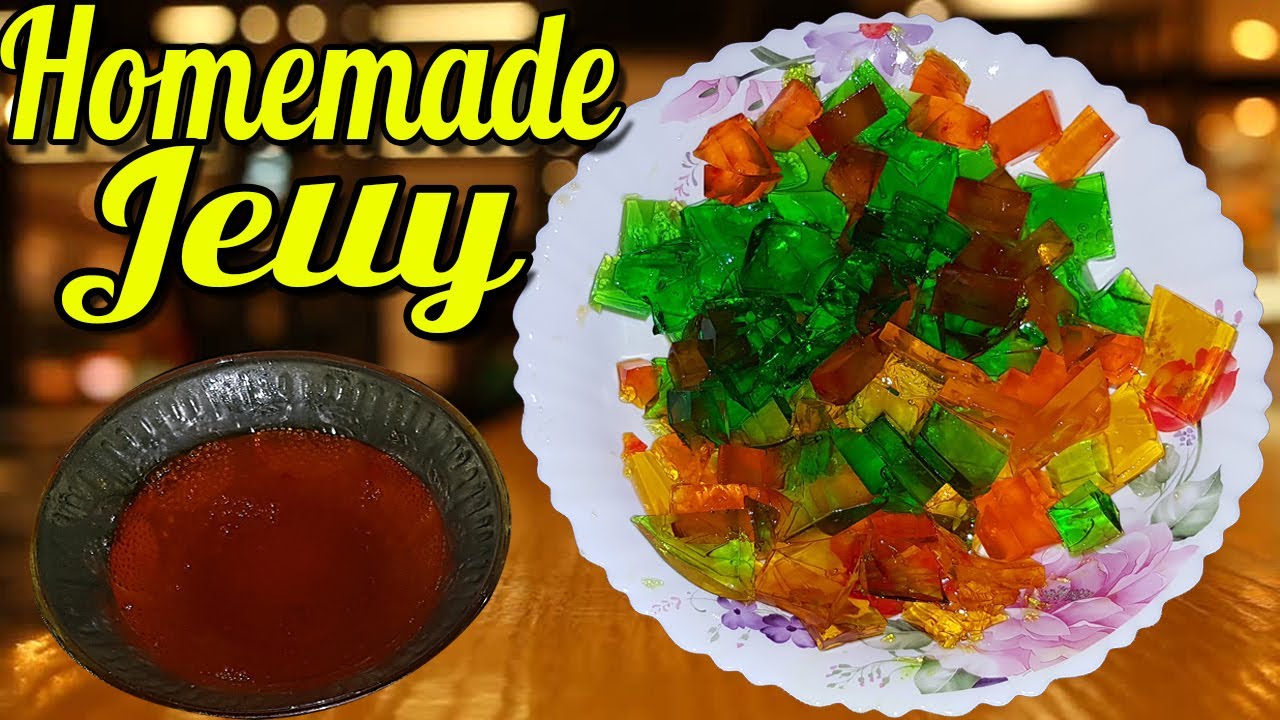 HOMEMADE JELLY WITH AGAR AGAR | HOMEMADE JELLO | HOW TO MAKE JELLY ...