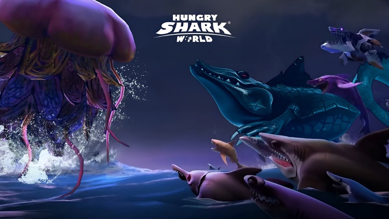 MR SNAPPY NEW LIVE EVENT (FASTEST EAT 300 JELLYFISH)- Hungry Shark ...