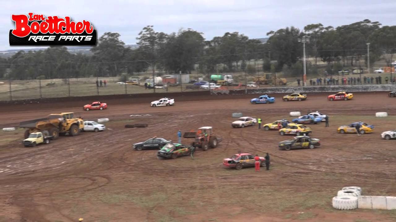 Production Sedans - A-Main - Australian Title - Dubbo Speedway - 26.04. ...
