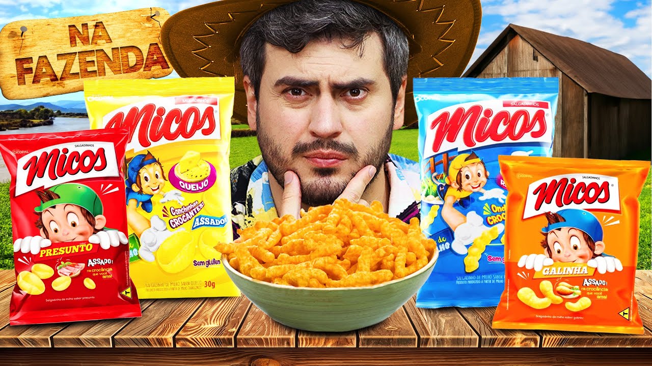 Provamos Todos os Sabores do Salgadinho MICOS, vale a pena? (Teste de ...