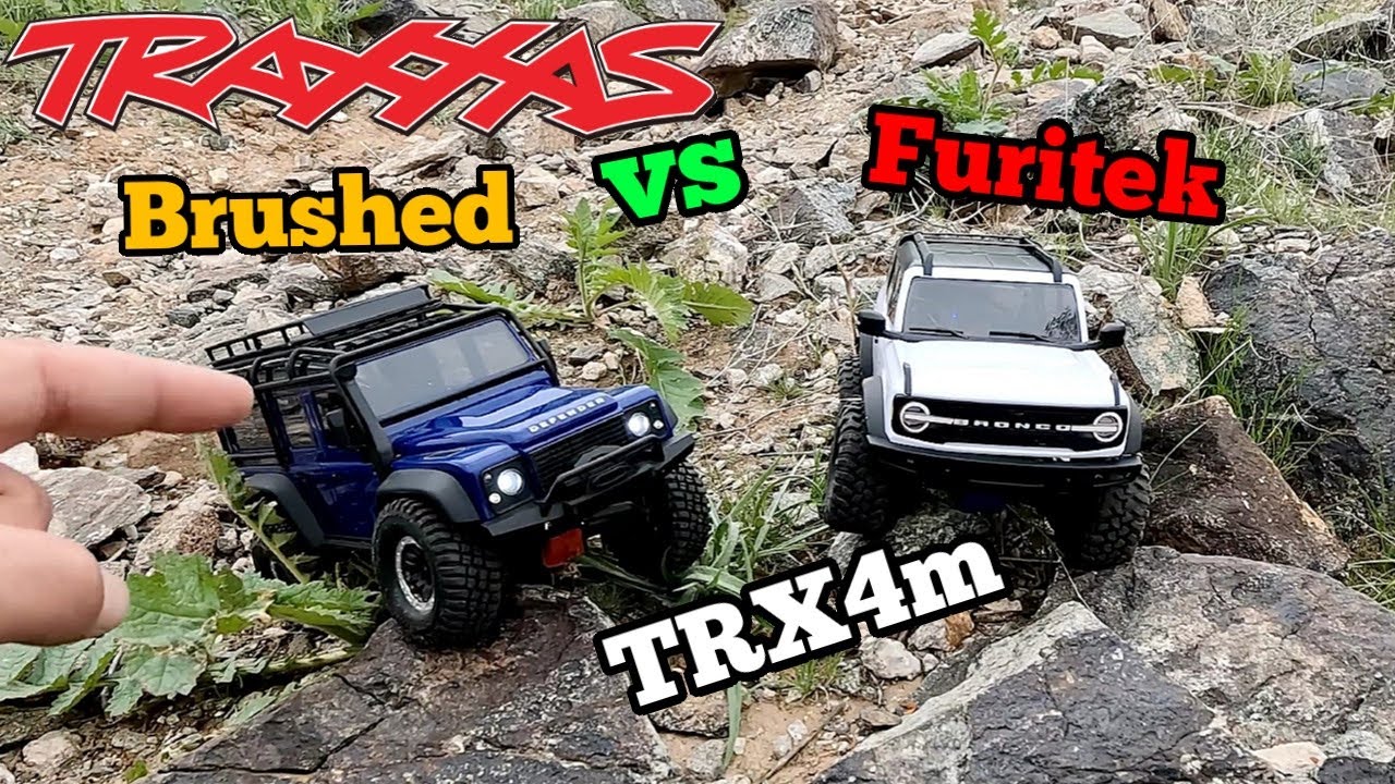 Traxxas TRX4m Bronco vs Defender. - YouTube